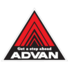 2 x Advan Vinyl Sticker Decal – Tire Valve Caps, Keychain Accessories ...