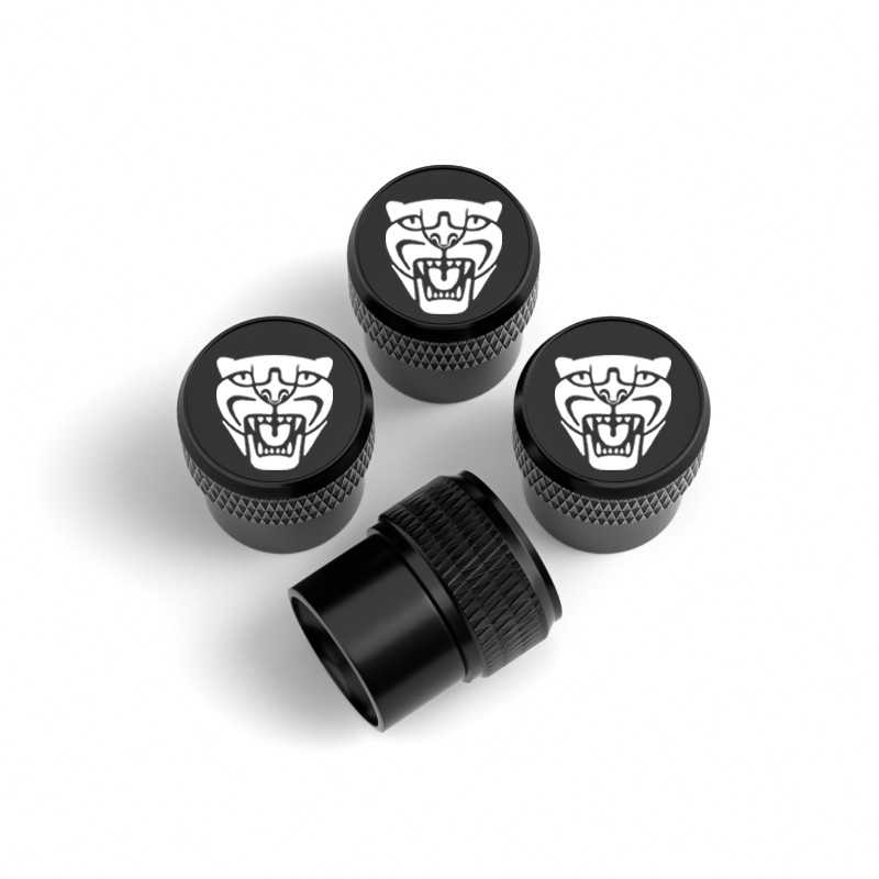 Jaguar Laser Engraved Tire Valve Stem Caps – Total 5 Caps – Tire Valve ...