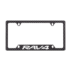 Toyota Rav4 Carbon Fiber License Plate Frame 4 Holes – Tire Valve Caps ...